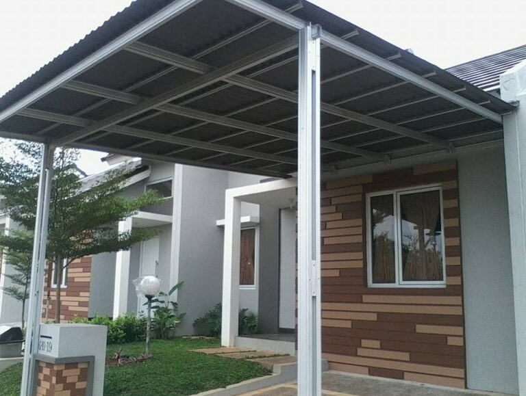 √ 37 Model Kanopi Galvalum Minimalis Modern Paling Populer