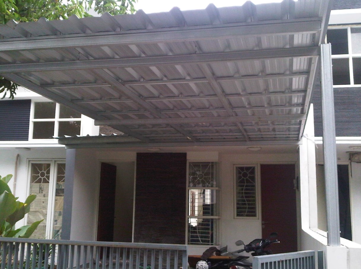 √ 37 Model Kanopi Galvalum Minimalis Modern Paling Populer