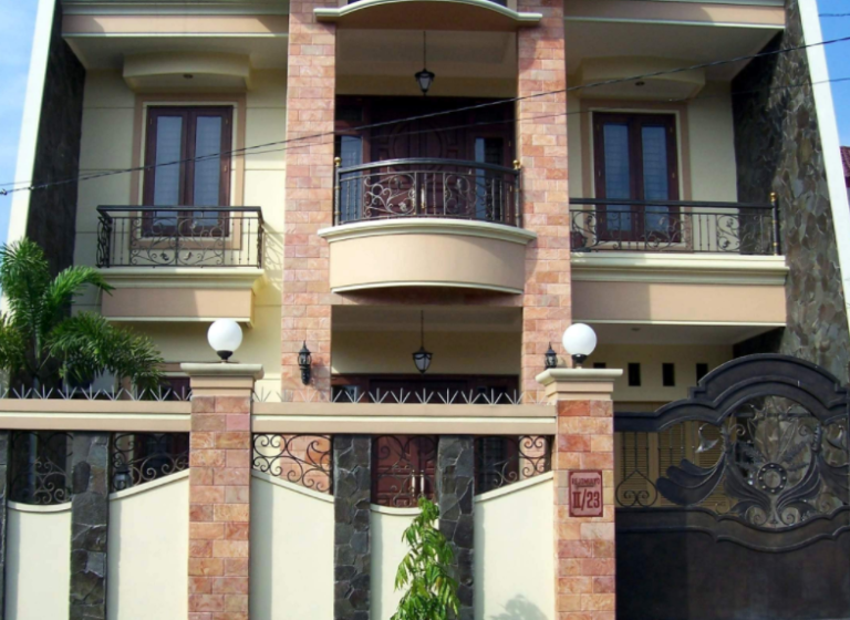 √ 30 Model Tiang Teras Batu Alam Minimalis Terbaru