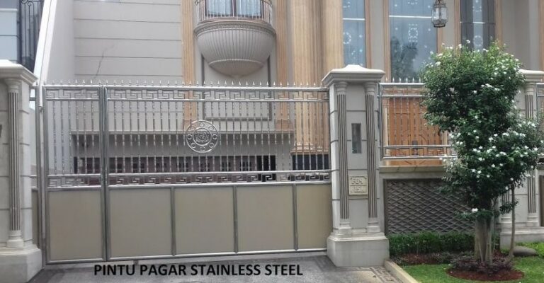 √ 35 Desain Model Pagar Stainless Steel Minimalis Masa Kini